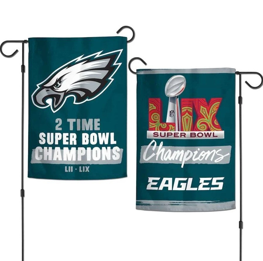 Philadelphia Eagles Super Bowl LIX Champions 12.5" x 18" Garden Flag ...