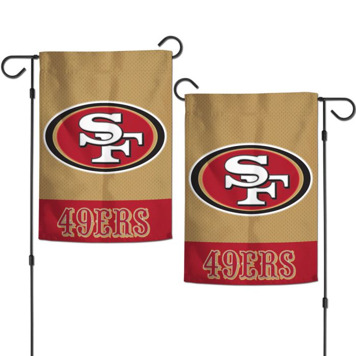 San Francisco 49ers Applique 12.5" x 18" Garden Flag | NFL Football ...