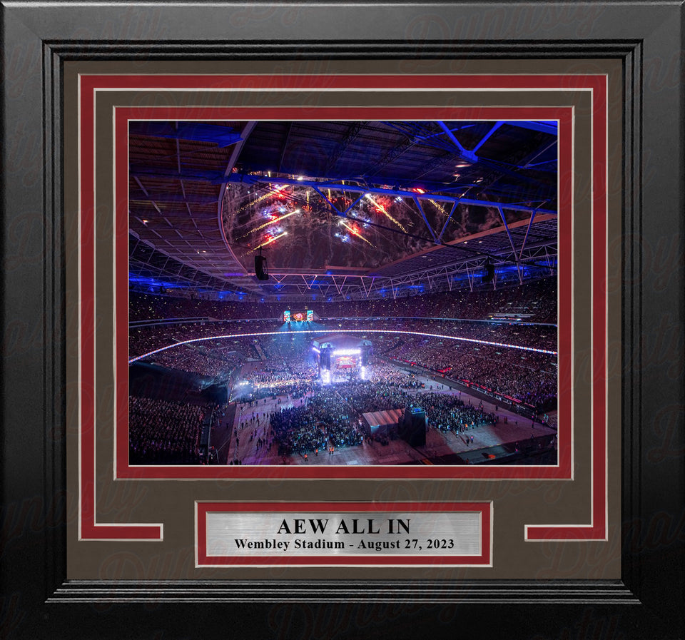 AEW All In at Wembley Stadium 8x10 Framed Wrestling Photo | Wrestling ...