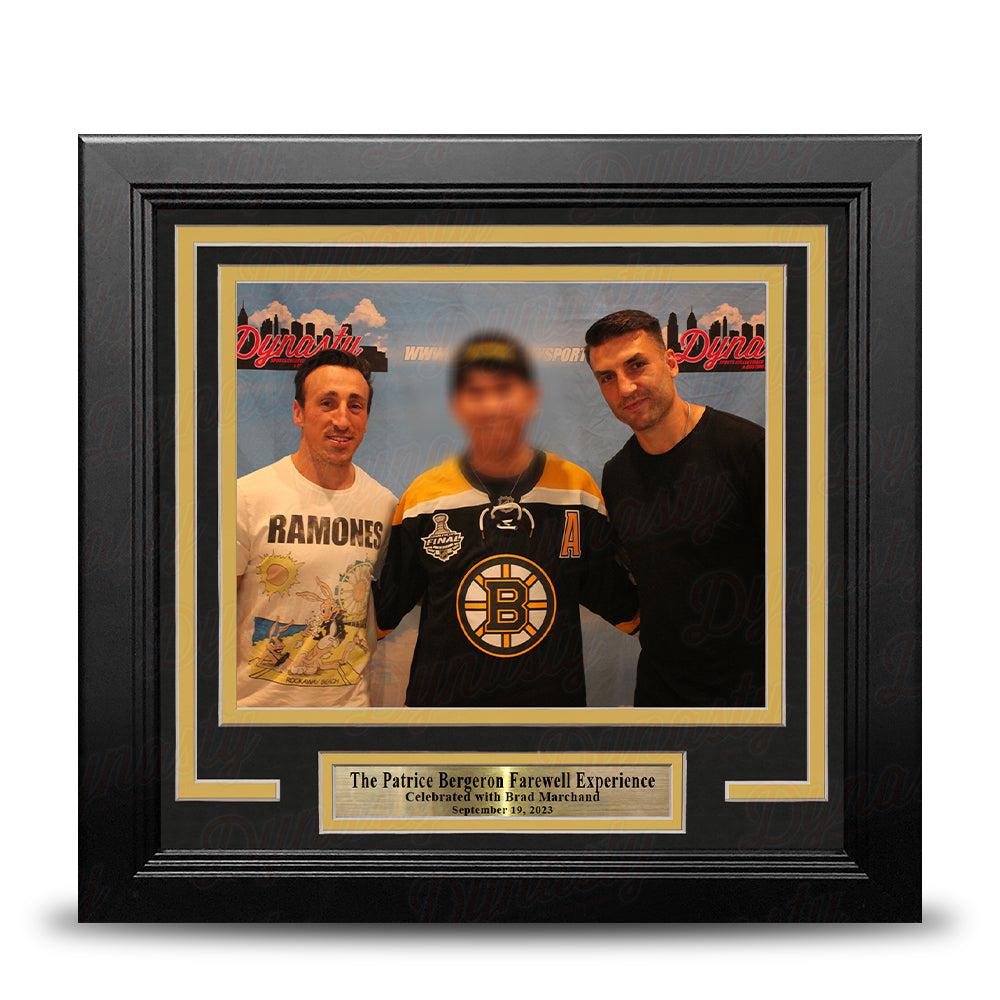 Patrice Bergeron & Brad Marchand Boston Bruins Photo-Op Frame Kit ...