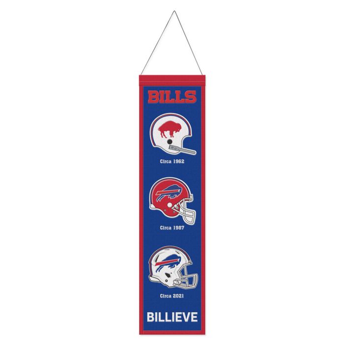 Buffalo Bills 8" x 32" Wool Banner | NFL Football Pennants, Banners ...