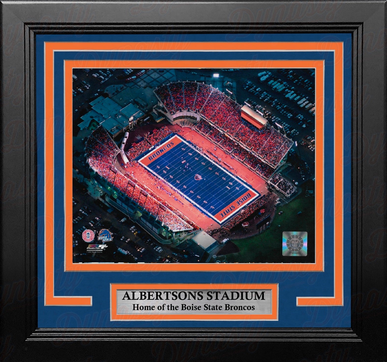 Boise State Broncos Aerial View at Albertsons Stadium 8" x 10" Framed ...