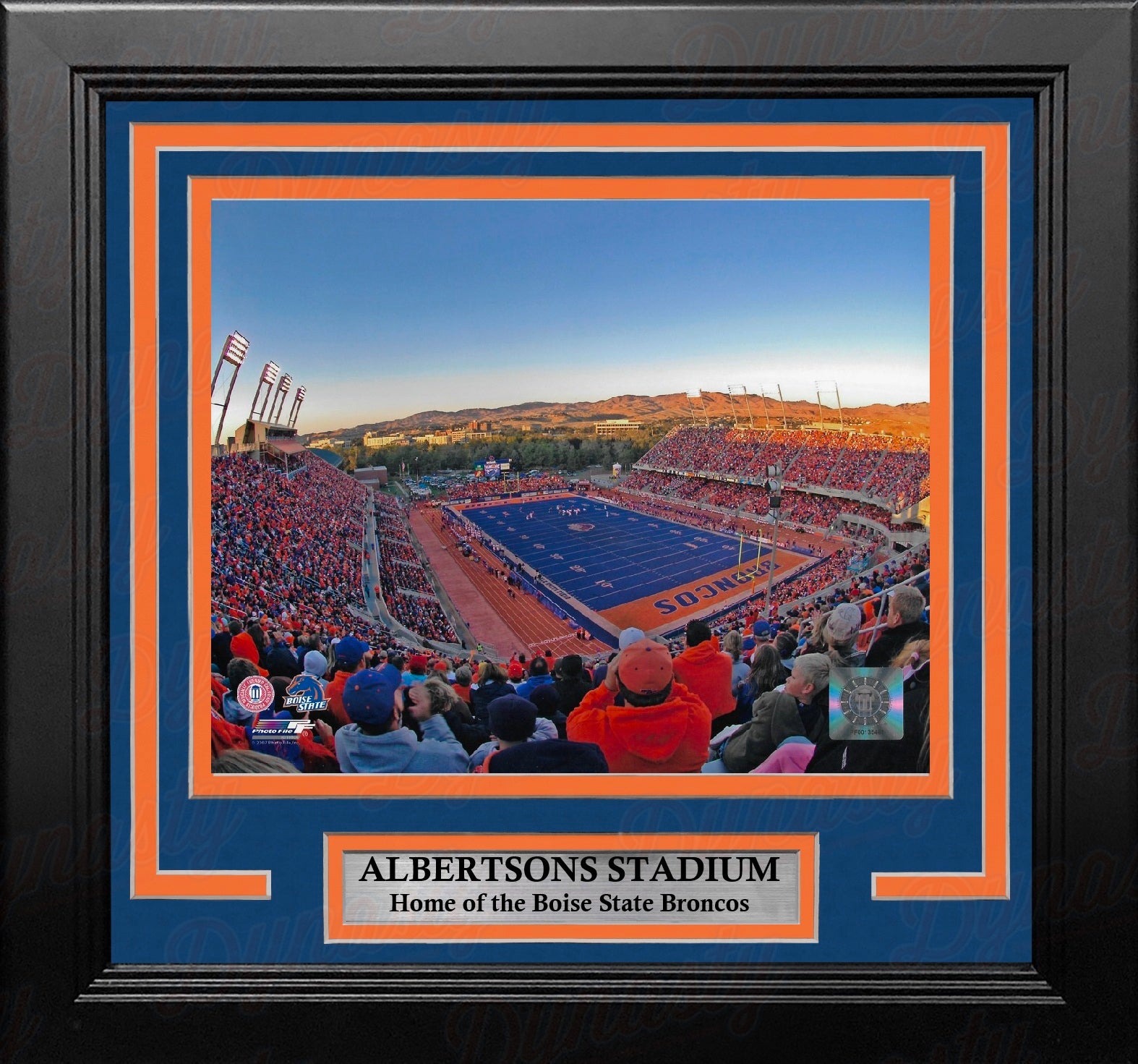 Boise State Broncos End Zone at Albertsons Stadium 8" x 10" Framed ...