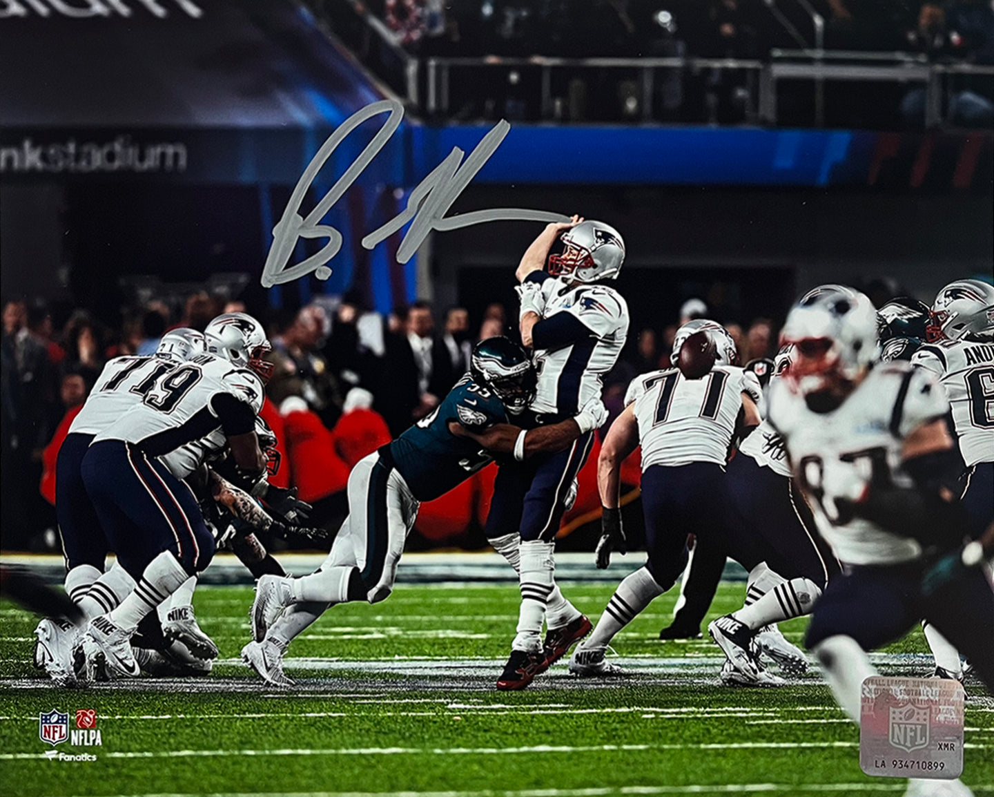 Brandon Graham Strip-Sack Philadelphia Eagles Autographed 11" x 14 ...