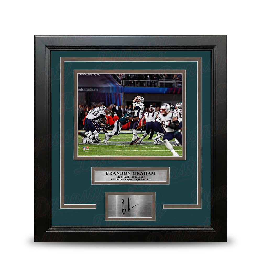 Brandon Graham Sacks Brady Super Bowl Philadelphia Eagles 8x10 Framed ...