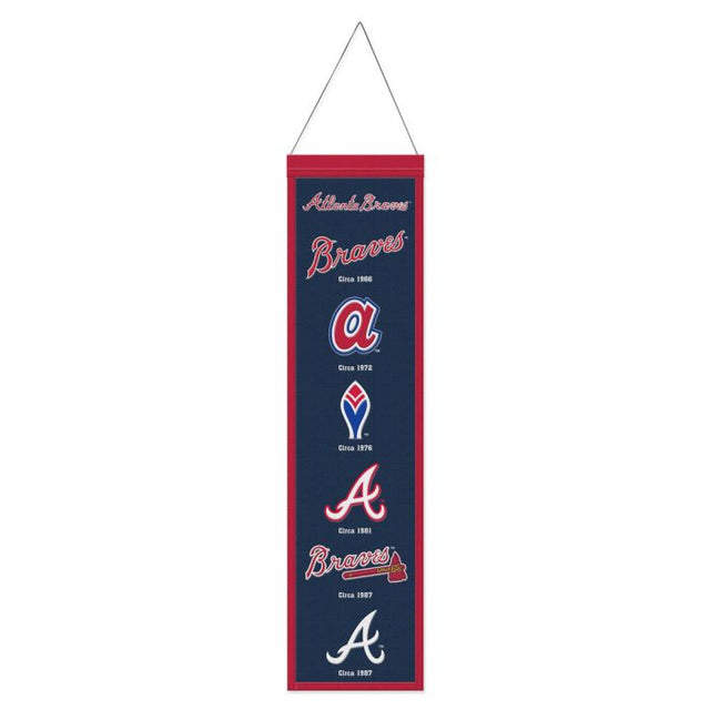 Atlanta Braves 8" x 32" Wool Banner | MLB Baseball Pennants, Banners ...
