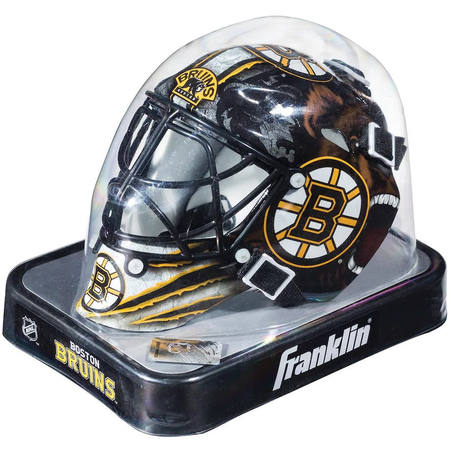 Boston Bruins Official Hockey Mini-Mask | Hockey Helmets and Mini-Helmets