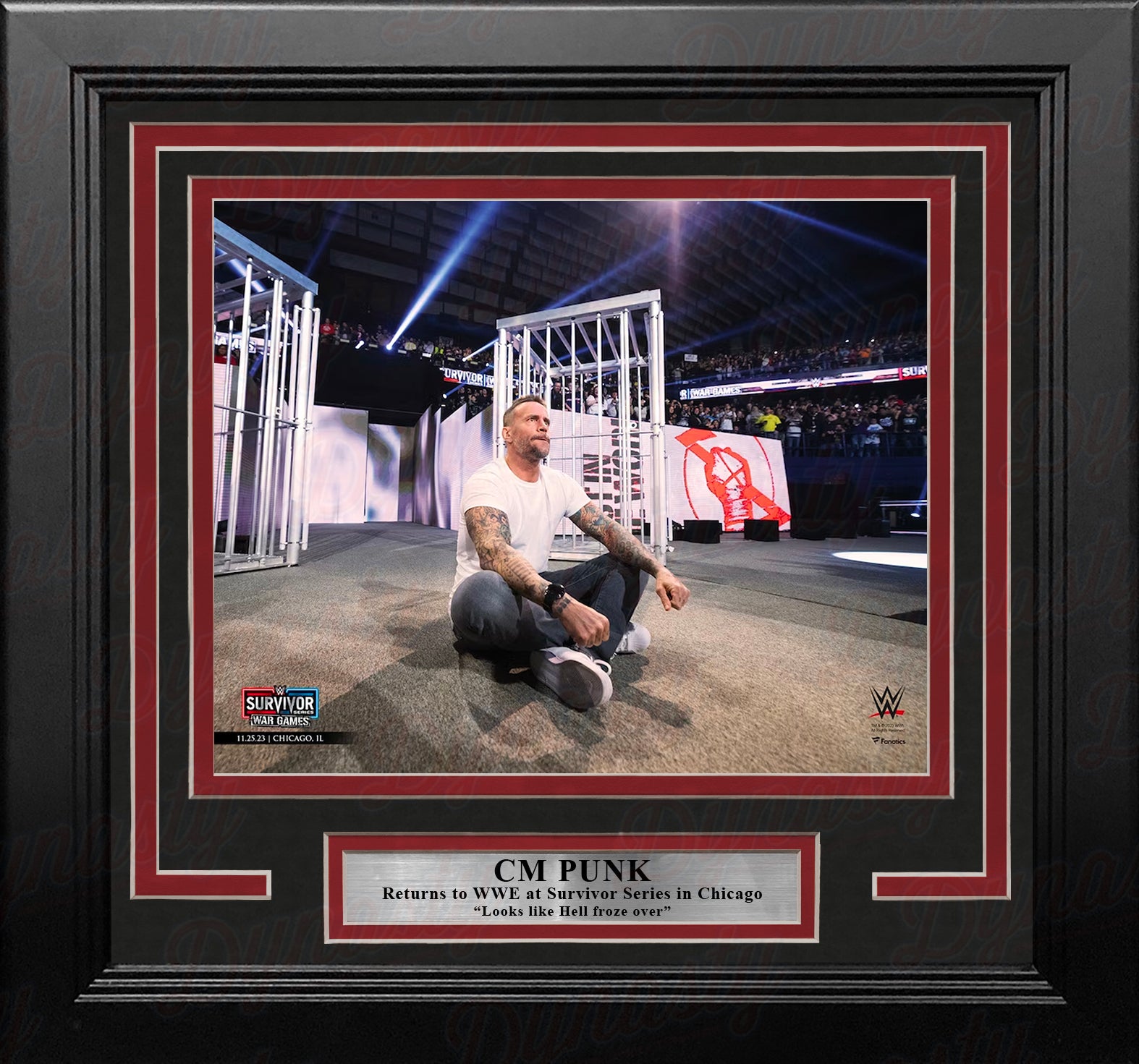 CM Punk Returns at Survivor Series 8" x 10" Framed WWE Wrestling Photo ...
