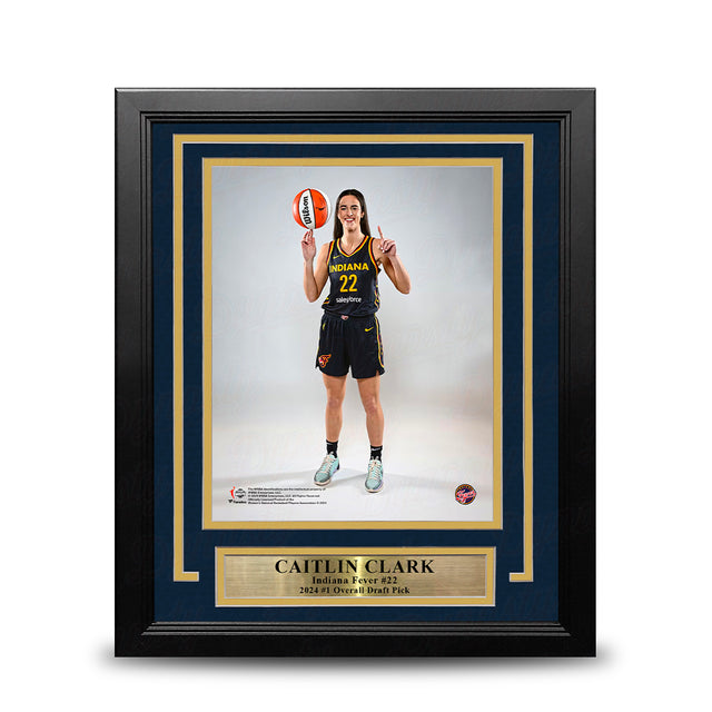 Caitlin Clark Number One Draft Pose Indiana Fever 8" x 10" Framed WNBA ...