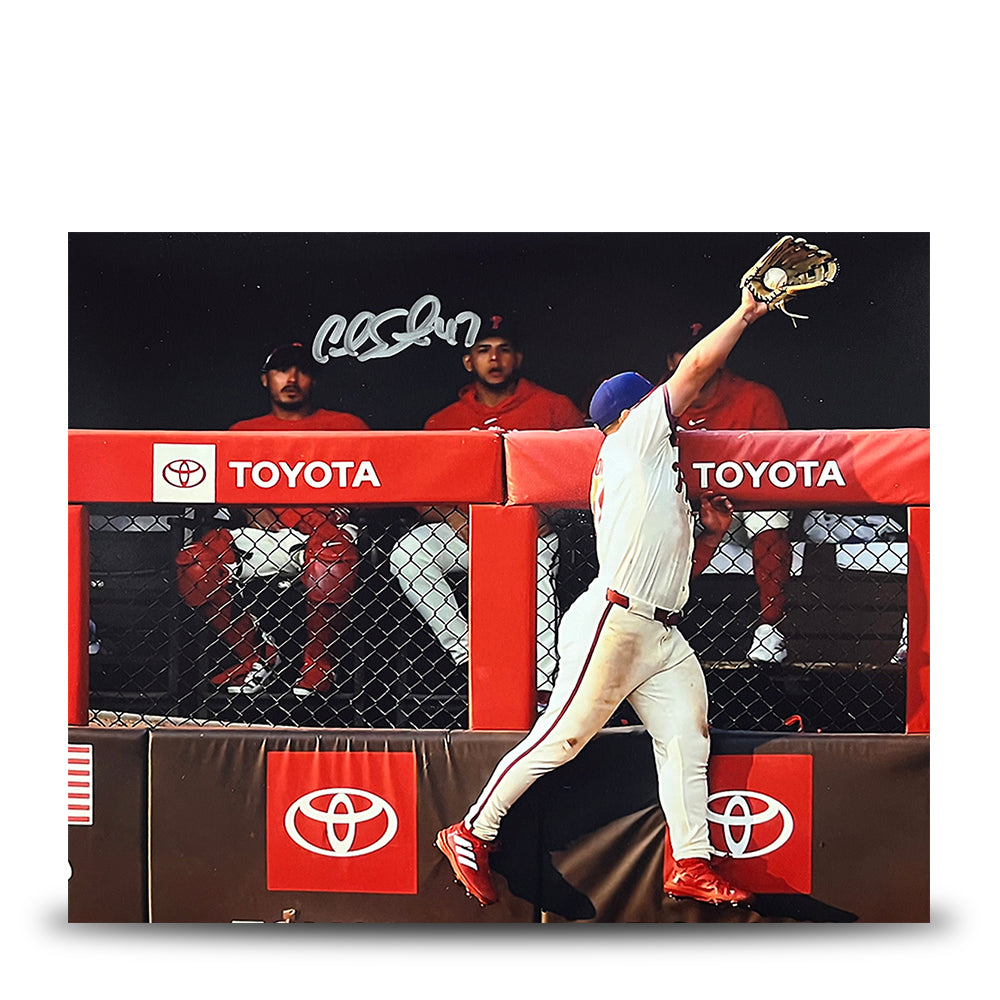 Cal Stevenson Robs the Mets Philadelphia Phillies Autographed 8" x 10 ...