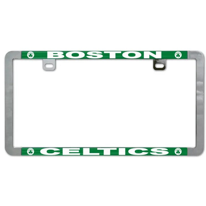 Boston Celtics Slim Metal License Plate Frame | Basketball License ...
