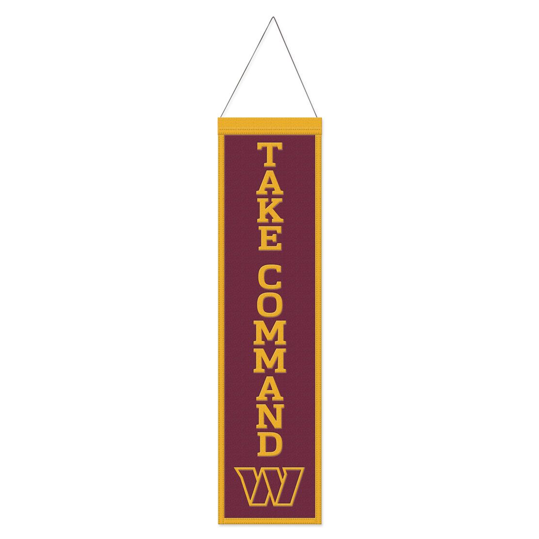 Washington Commanders 8" x 32" Wool Banner | NFL Football Pennants ...