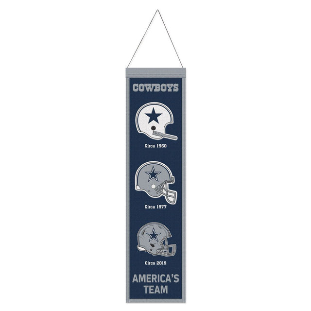 Dallas Cowboys 8" x 32" Wool Banner | NFL Football Pennants, Banners ...