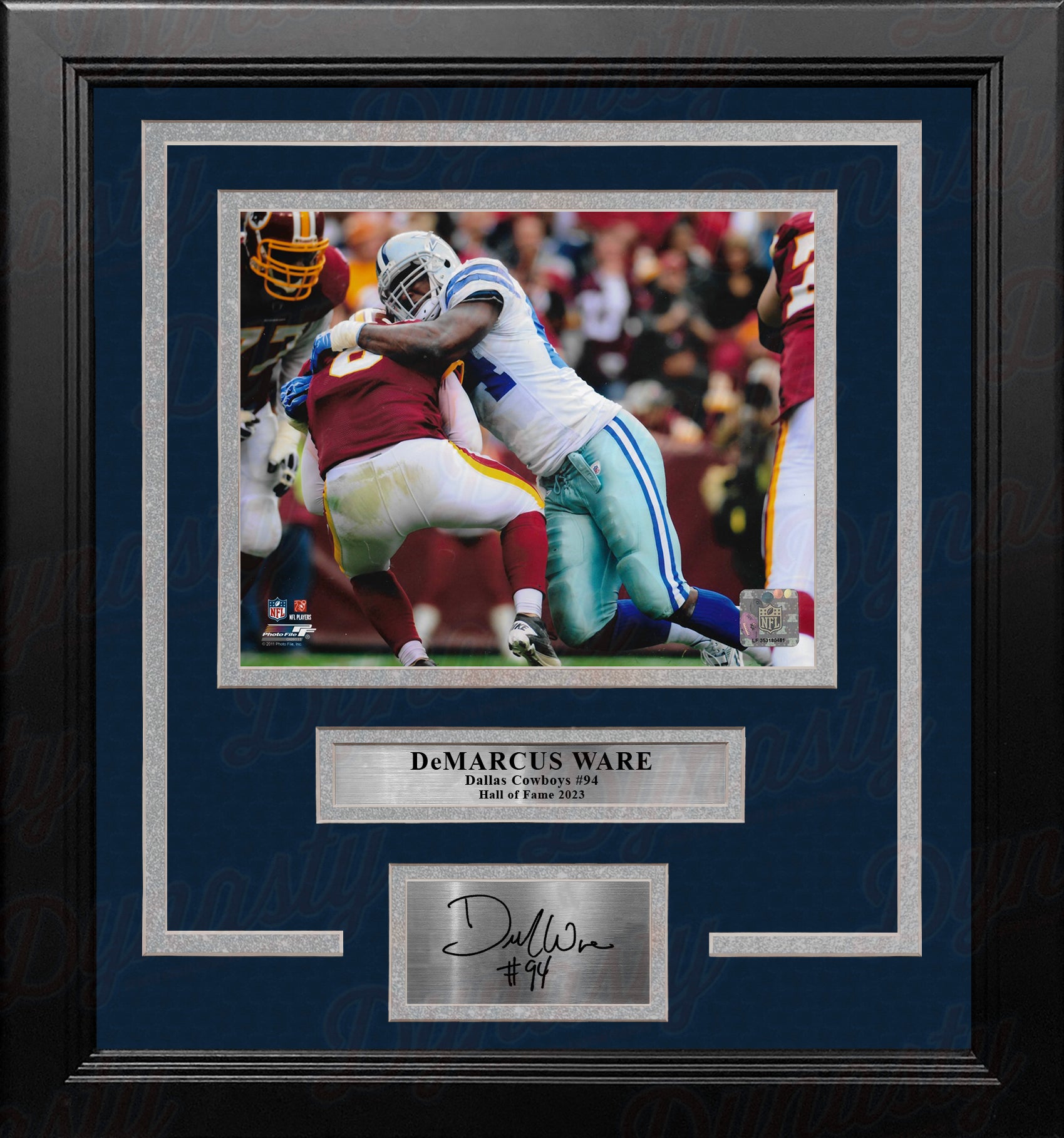 DeMarcus Ware Tackling Action Dallas Cowboys 8" x 10" Framed Football ...