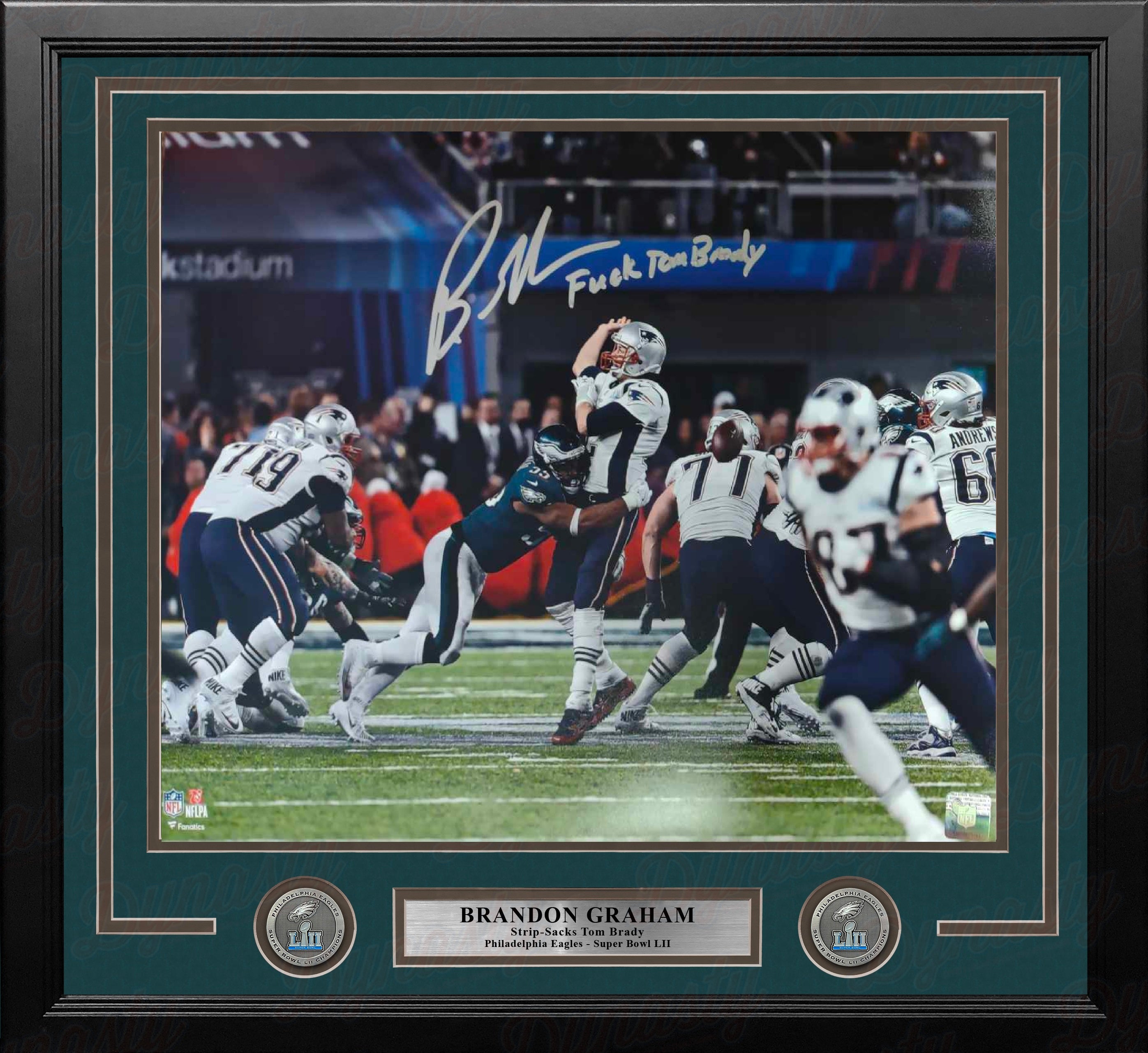Brandon Graham Strip-Sack Philadelphia Eagles Autographed 16x20 Framed ...