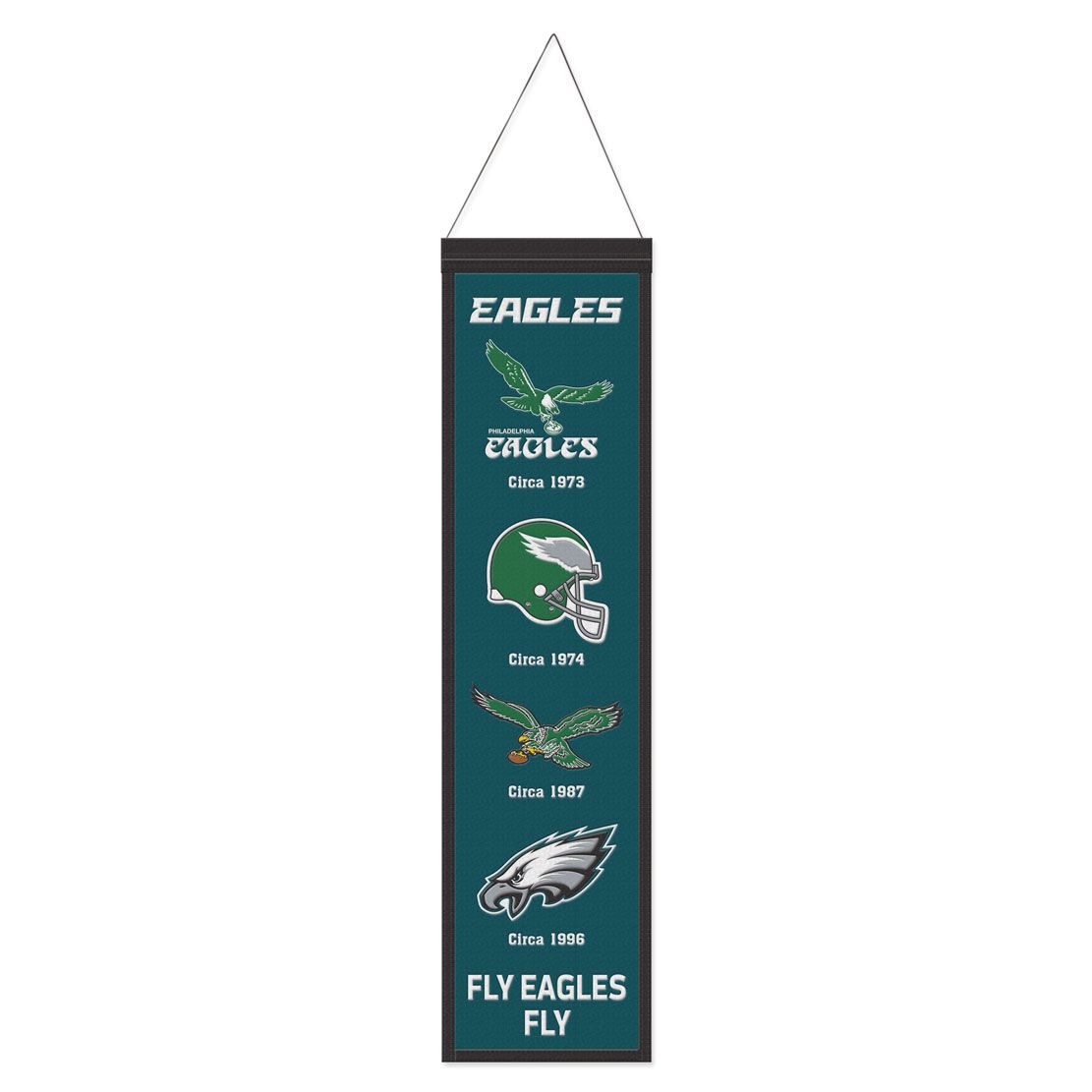 Philadelphia Eagles 8" x 32" Wool Banner | NFL Football Pennants ...