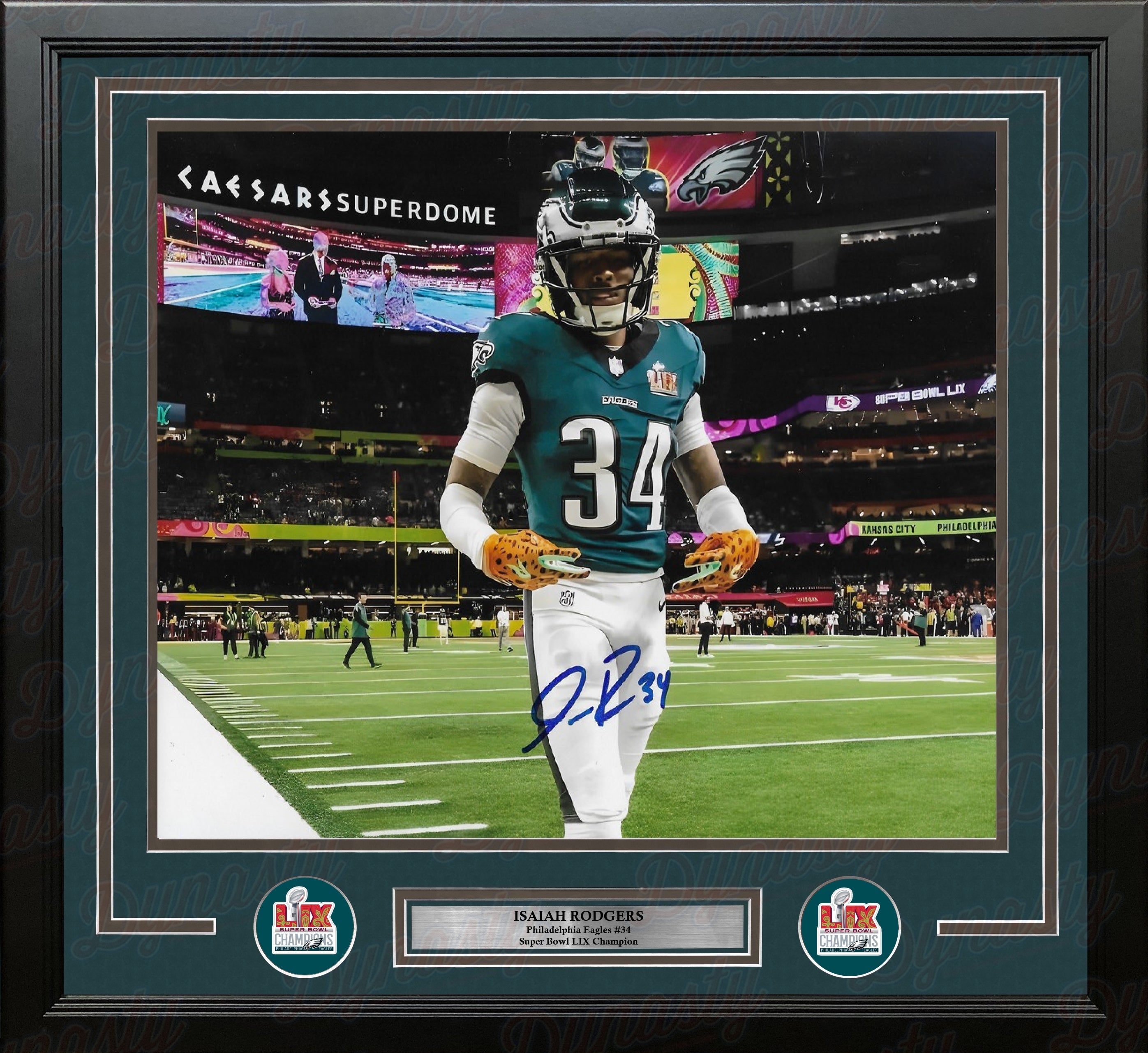 Isaiah Rodgers Super Bowl LIX Philadelphia Eagles Autographed 11" x 14 ...
