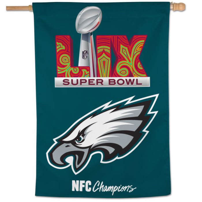 Philadelphia Eagles Super Bowl LIX 28" x 40" Vertical Flag | NFL ...