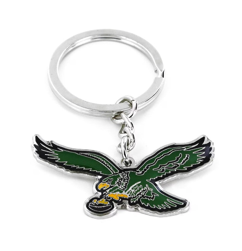 Philadelphia Eagles Throwback Metal Logo Keychain | Eagles Keychains ...