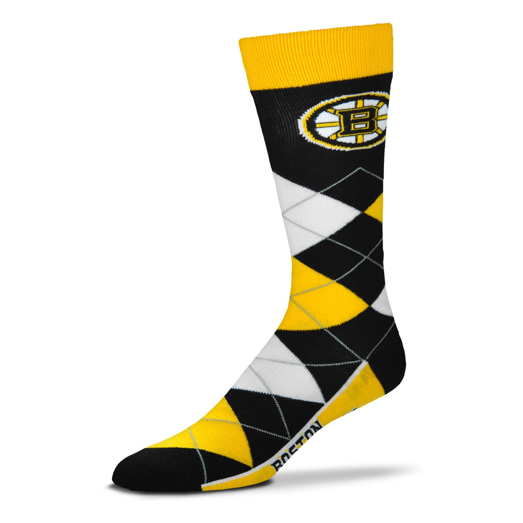 Boston Bruins Men's Argyle Lineup Socks | Hockey Socks, Apparel, and ...