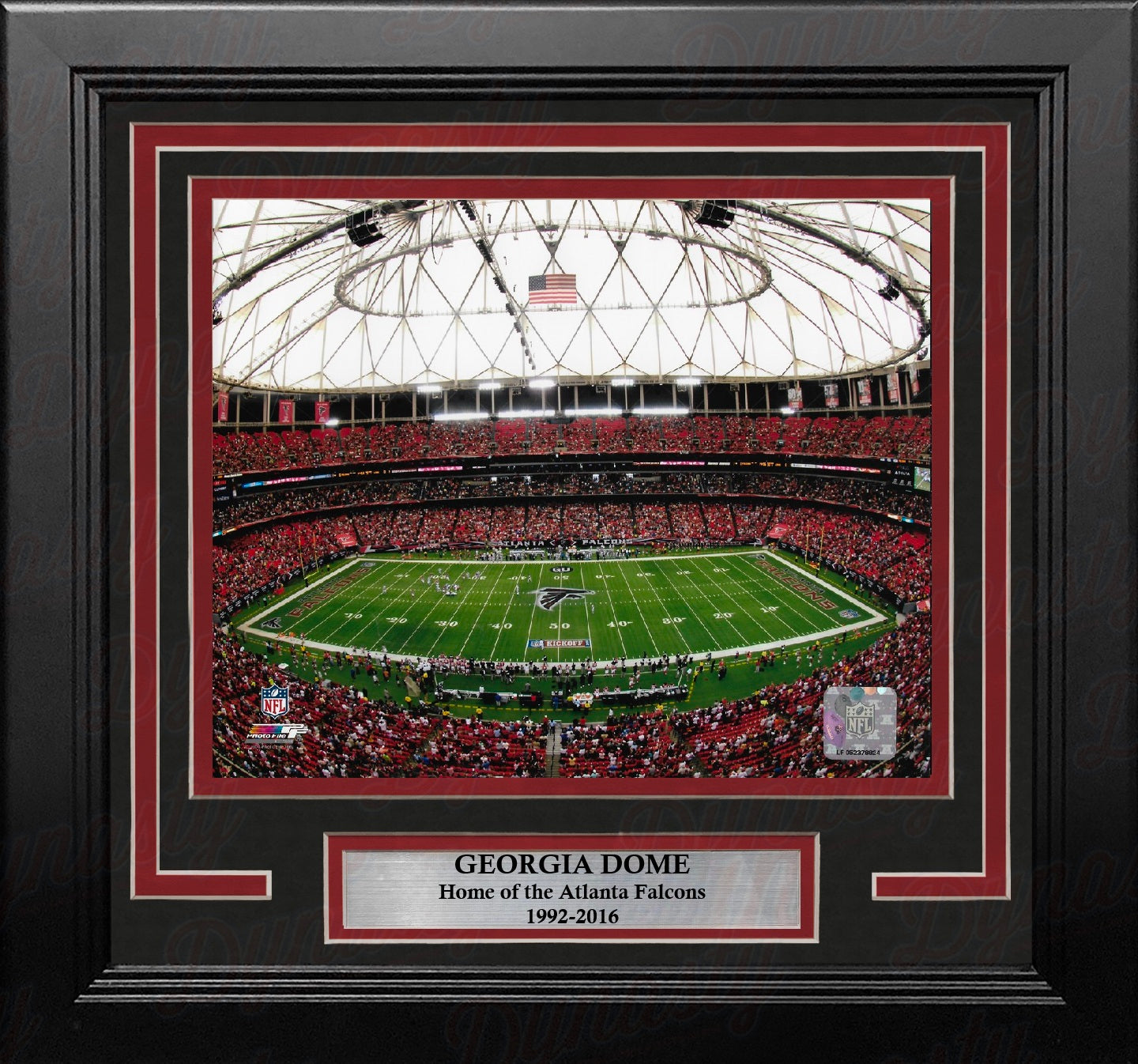 Atlanta Falcons Georgia Dome Corner of the End Zone 8" x 10" Framed ...