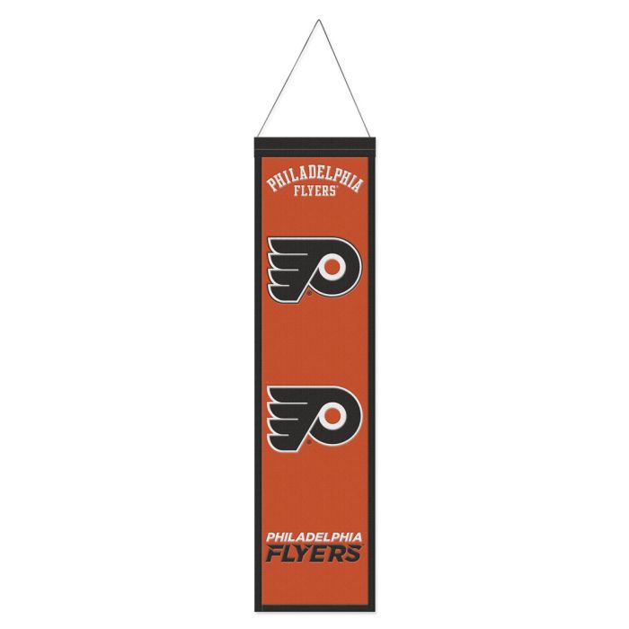 Philadelphia Flyers 8" x 32" Wool Banner | NHL Hockey Pennants, Banners ...