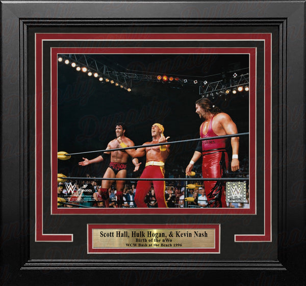 Scott Hall, Hulk Hogan, & Kevin Nash Form the nWo 8" x 10" Framed WWE ...