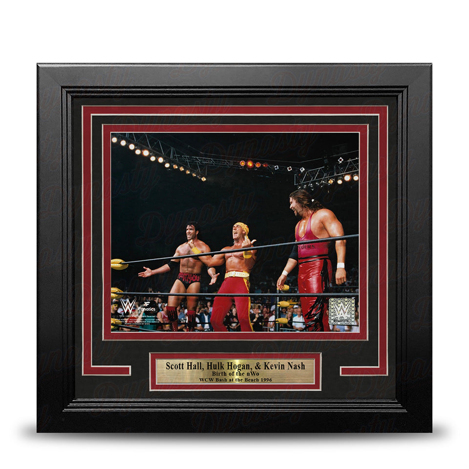 Scott Hall, Hulk Hogan, & Kevin Nash Form the nWo 8" x 10" Framed WWE Wrestling Photo | WWE ...