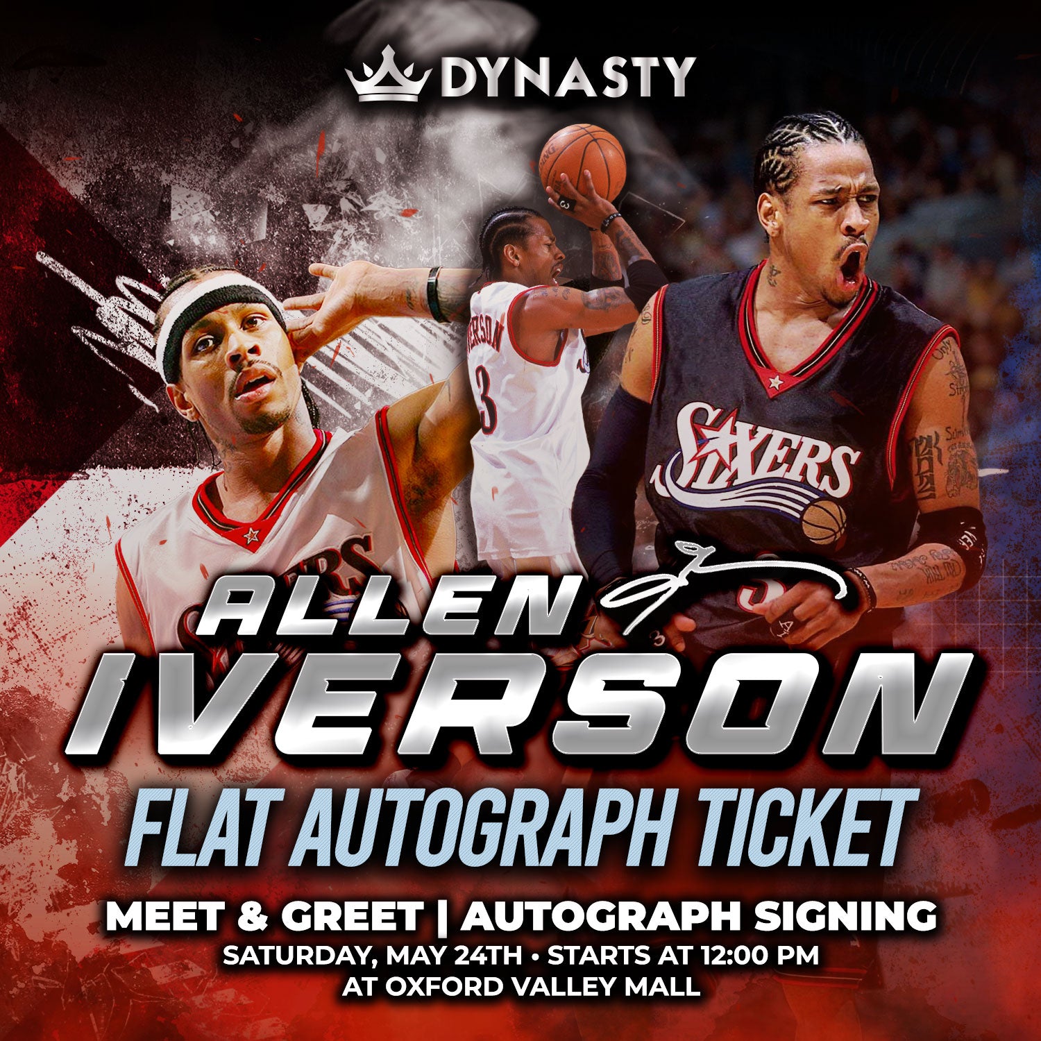Allen Iverson Philadelphia Phillies Hall of Fame Experience