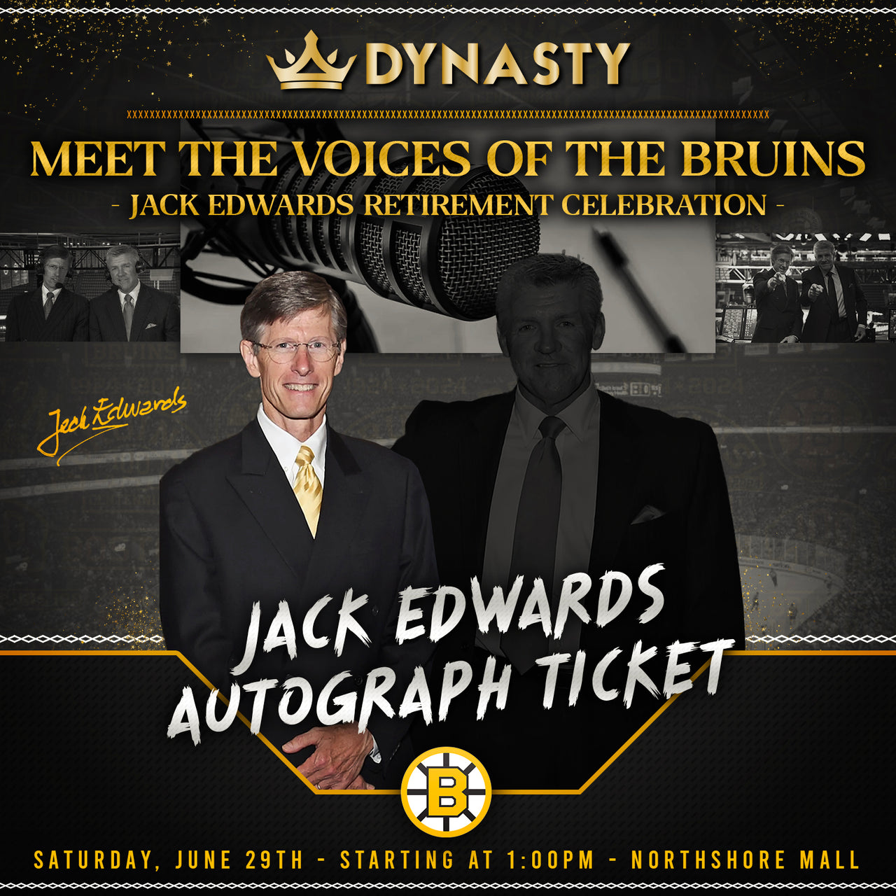 Jack Edwards & Andy Brickley Retirement Celebration Tickets