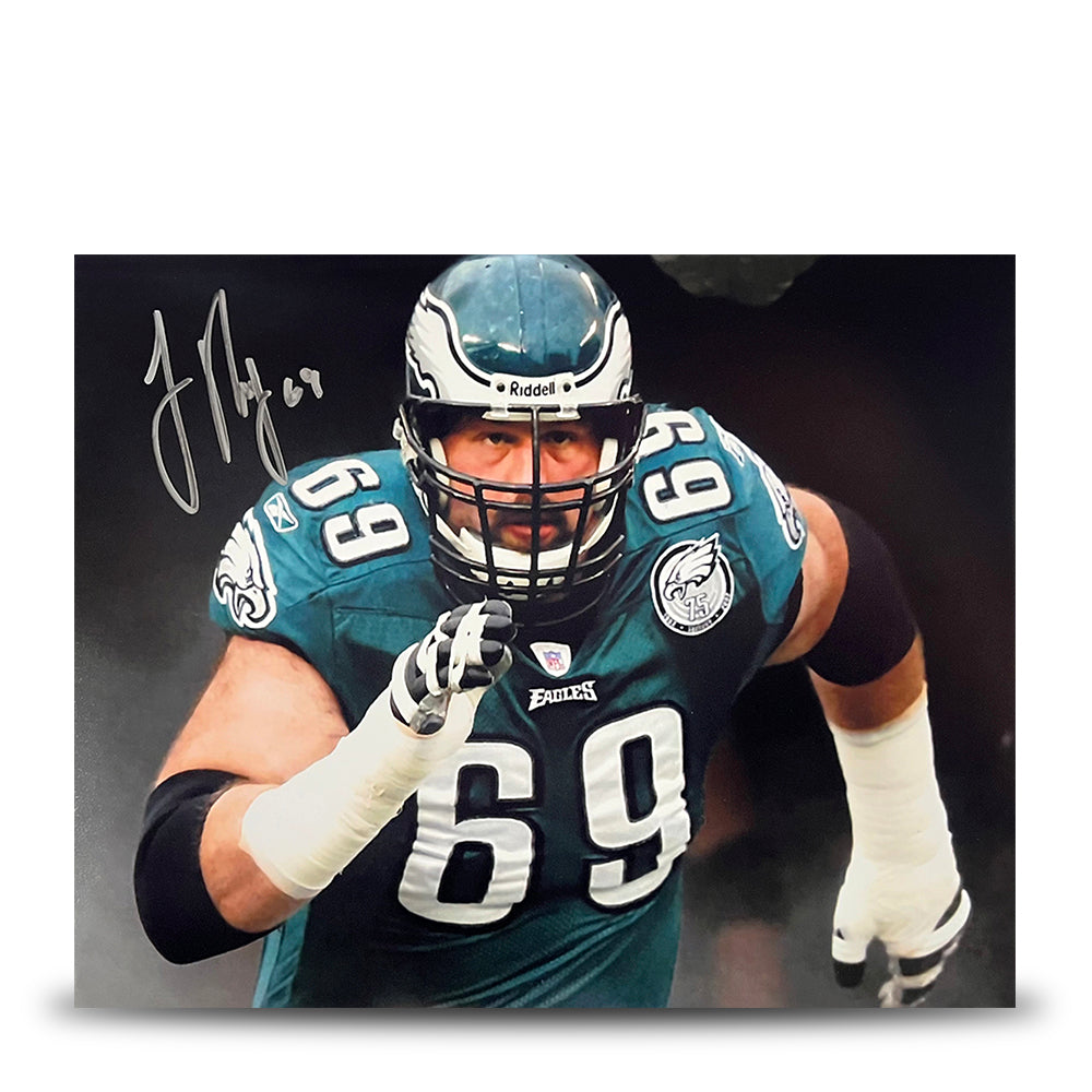 Jon Runyan in the Tunnel Autographed Philadelphia Eagles 8" x 10 ...