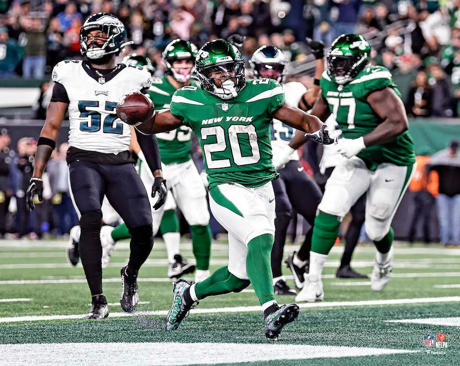 Breece Hall Touchdown Celebration New York Jets 8" x 10" Football Photo ...
