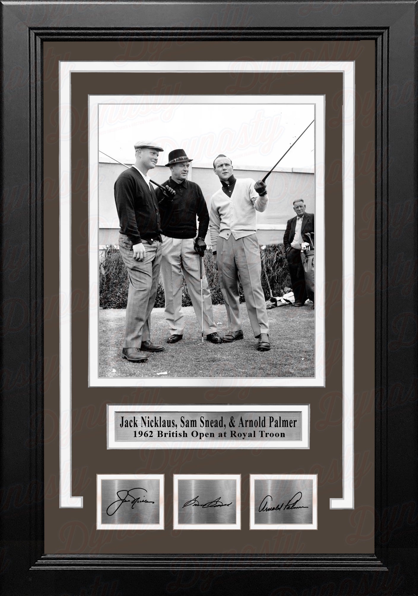 Jack Nicklaus, Sam Snead, & Arnold Palmer 8" x 10" Framed Golf Photo ...