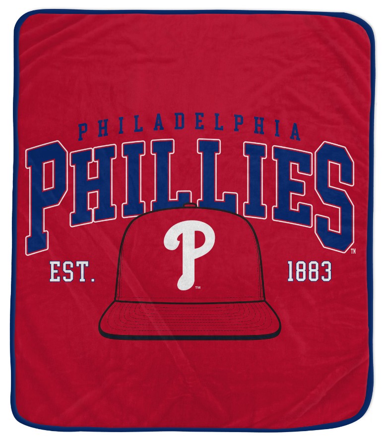 Philadelphia Phillies 50" x 60" Vintage Arch Block Blanket | Baseball ...