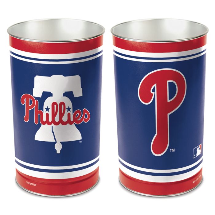 Philadelphia Phillies Trash Can | Baseball Trash Cans & Home Decor