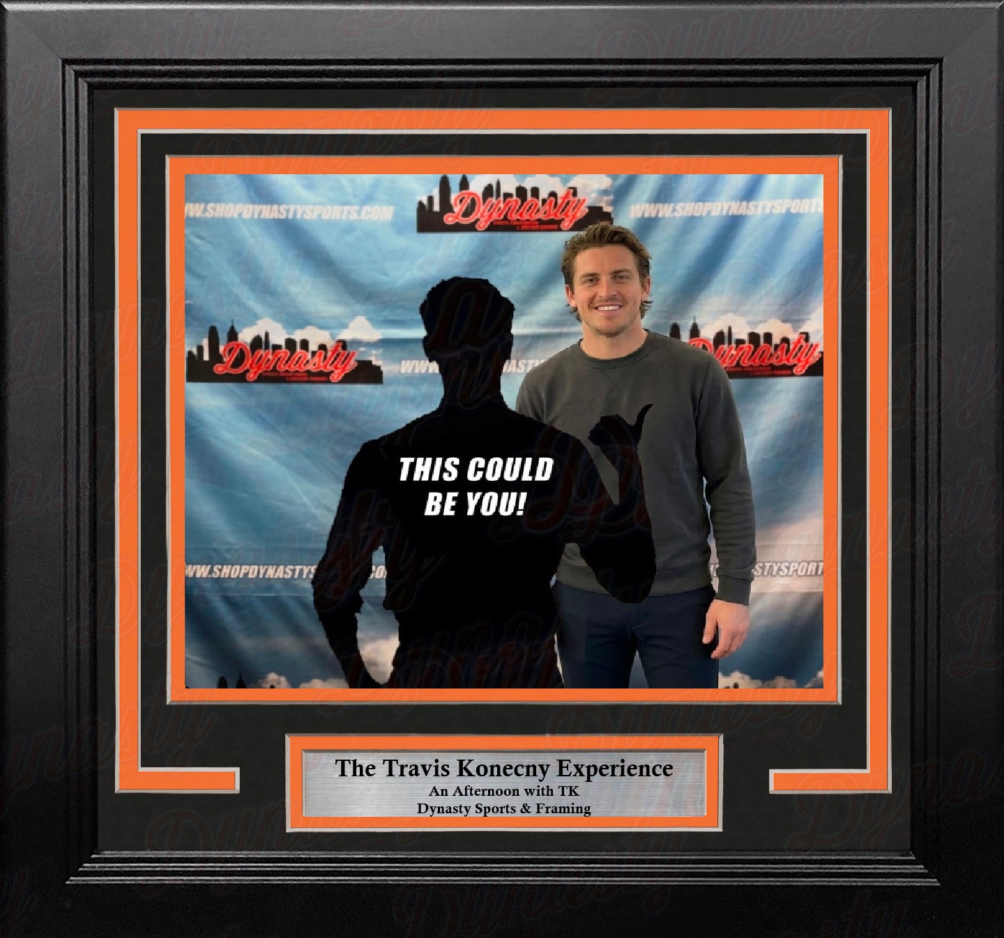 Travis Konecny Experience Philadelphia Flyers Photo-Op Frame Kit