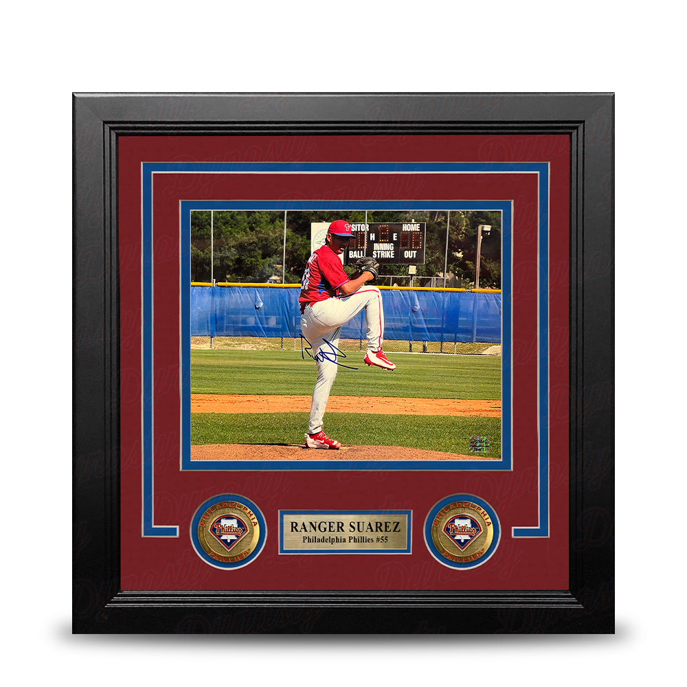 Ranger Suarez in Action Autographed Philadelphia Phillies 8" x 10 ...