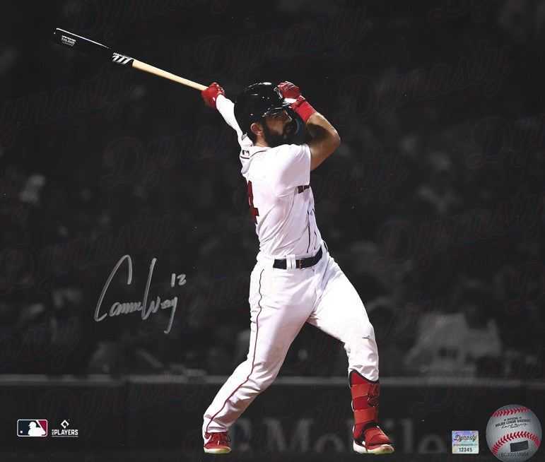 Connor Wong 1st Home Run Boston Red Sox Autographed 11" x 14" Spotlight ...