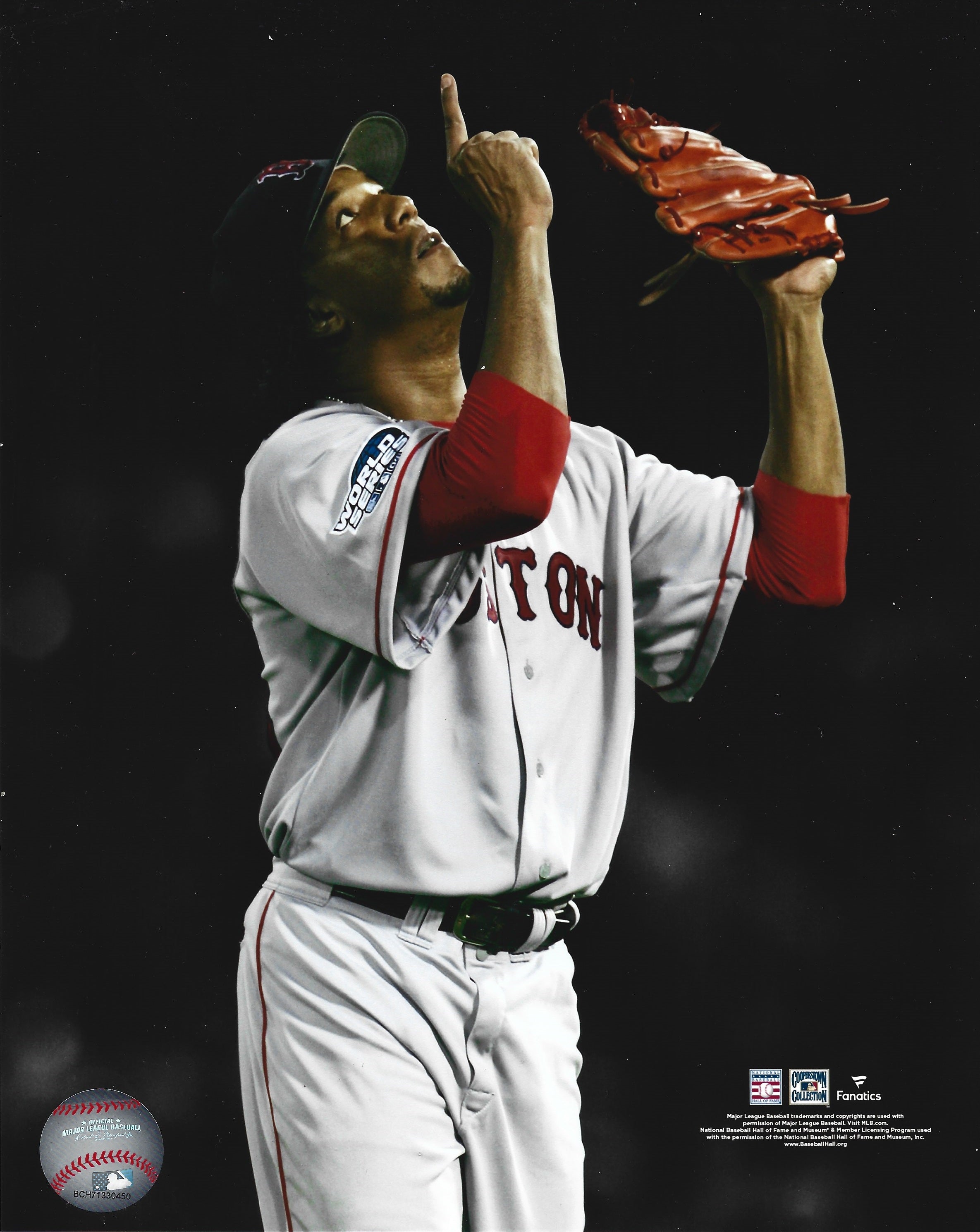 Pedro Martinez Sky Point 2004 World Series Boston Red Sox 16" x 20 ...