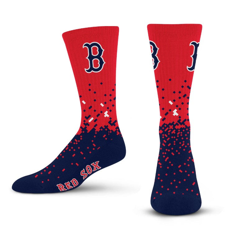 Boston Red Sox Spray Zone Socks | MLB Baseball Socks and Apparel
