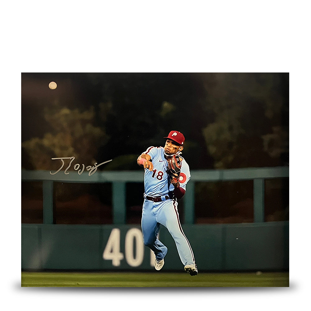 Johan Rojas Throwback Action Philadelphia Phillies Autographed 16" x 20 ...