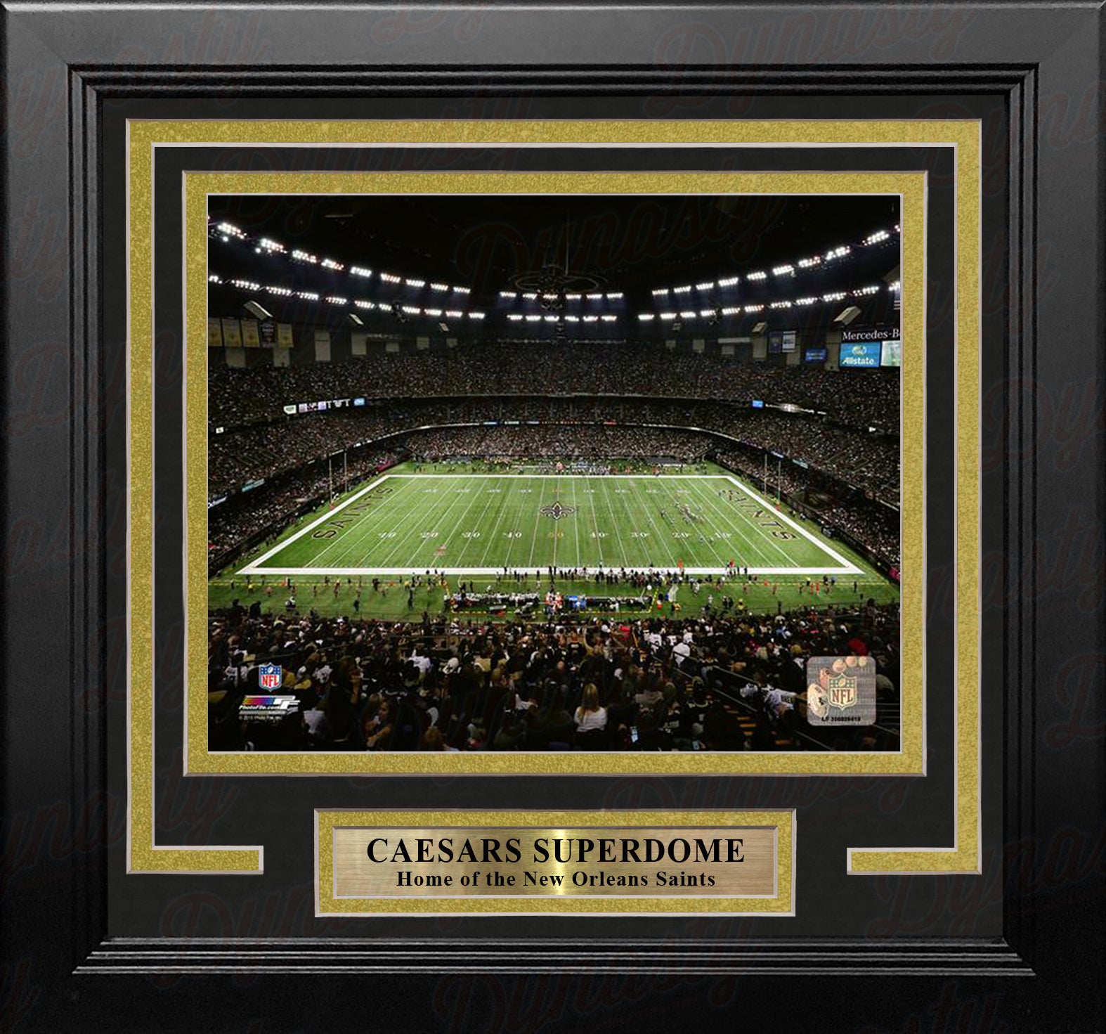 New Orleans Saints Caesars Superdome 8" x 10" Framed Football Stadium ...