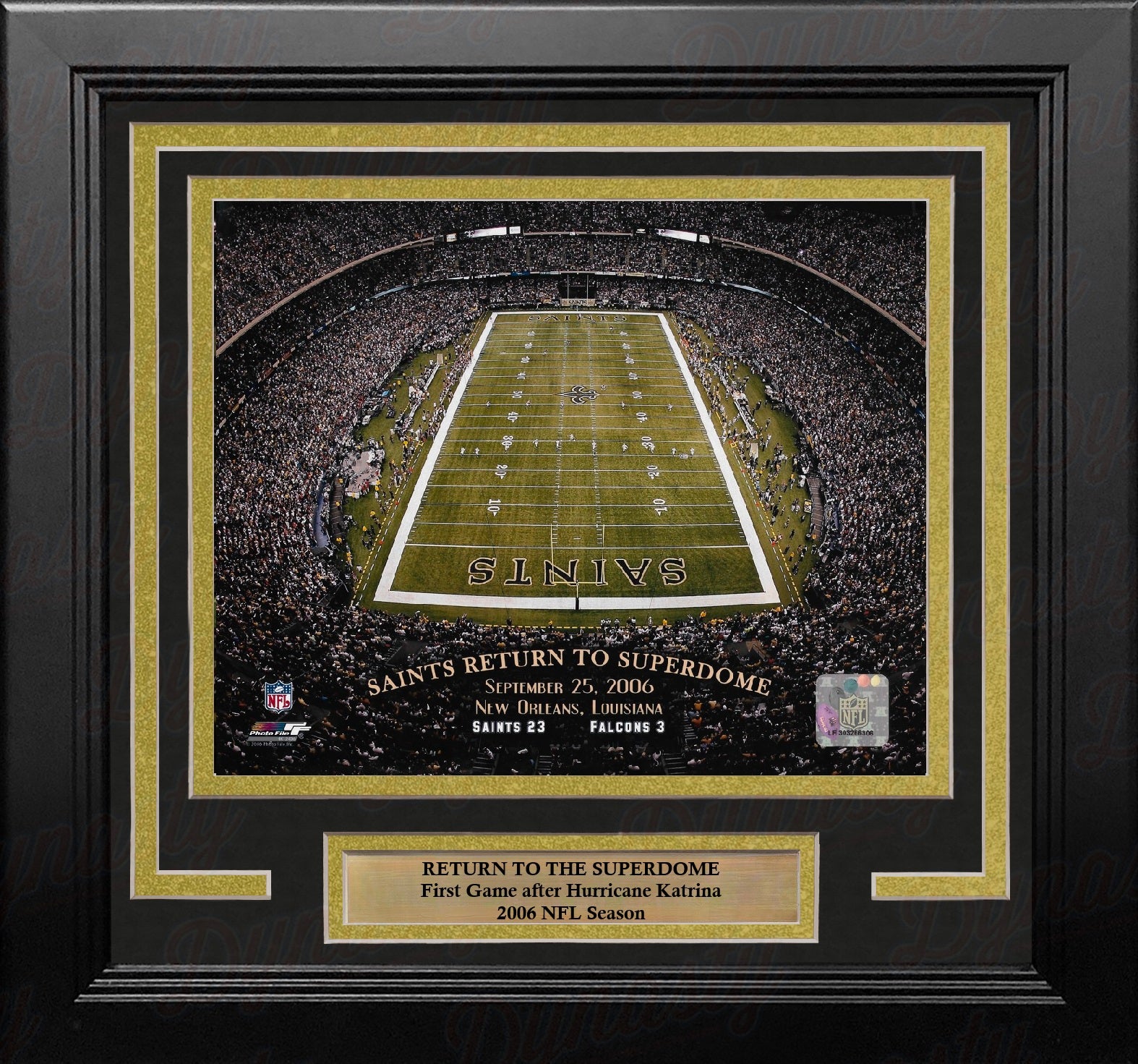 New Orleans Saints Return to the Superdome 8" x 10" Framed Football ...