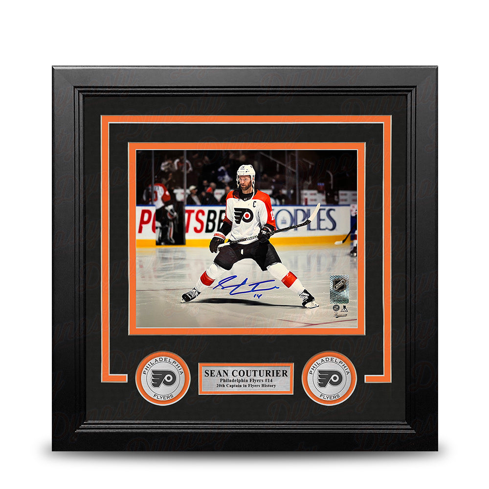 Sean Couturier Captain Skating Action Philadelphia Flyers Autographed 8 ...