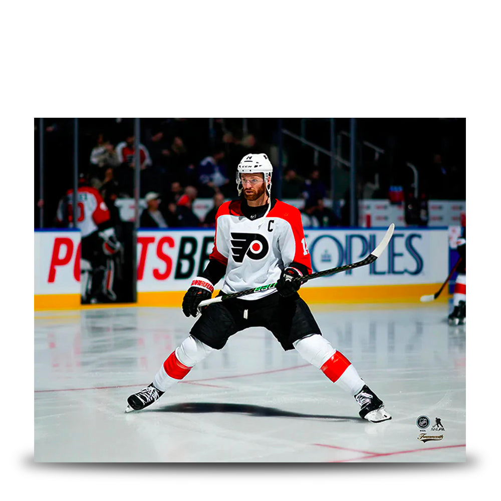 Sean Couturier Skating as Captain Philadelphia Flyers 8" x 10" Hockey ...