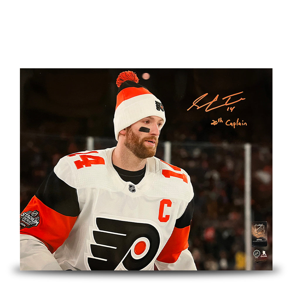 Sean Couturier 2024 Stadium Series Captain Debut Philadelphia Flyers ...