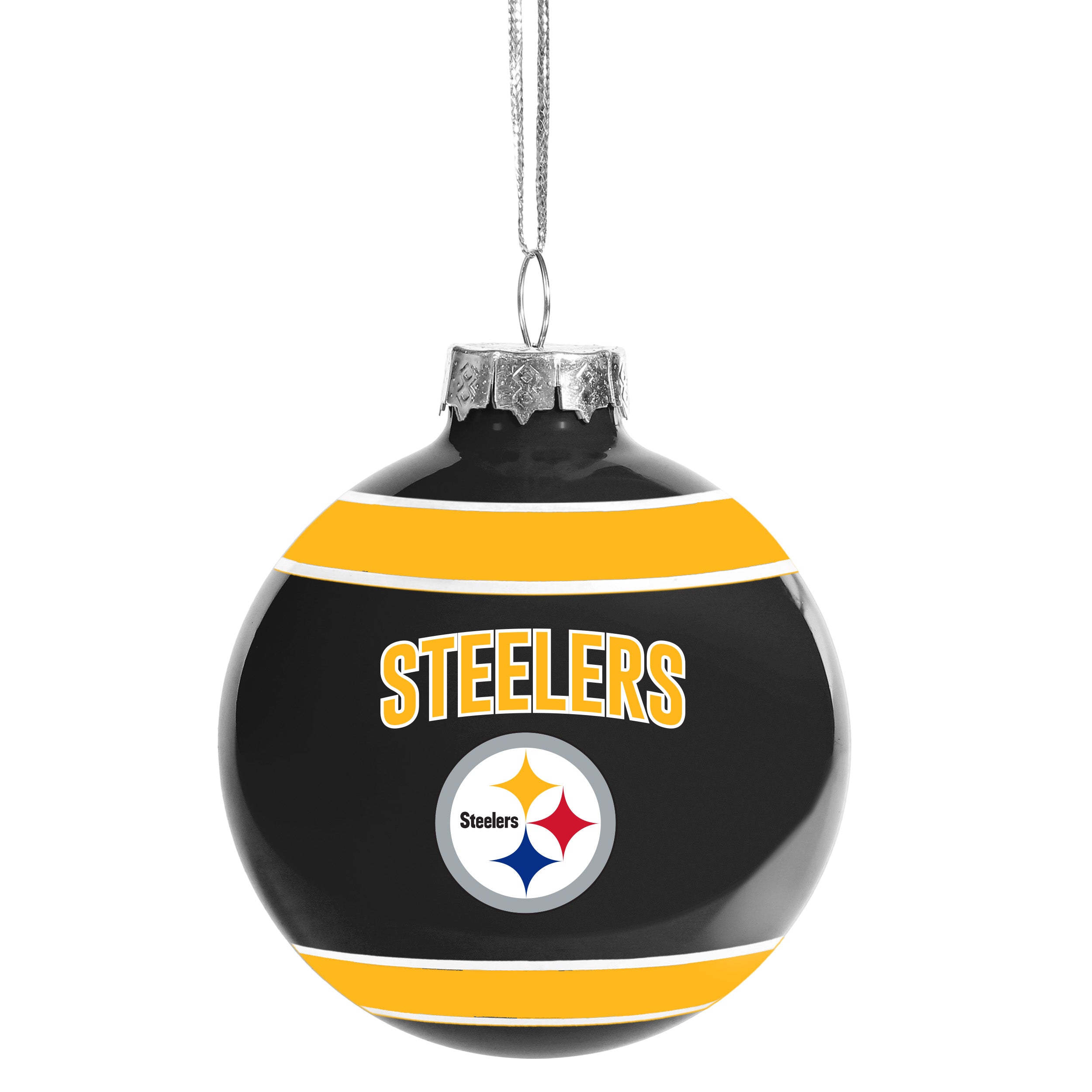 Pittsburgh Steelers Holiday Ball Ornament | Football Holiday Novelties ...