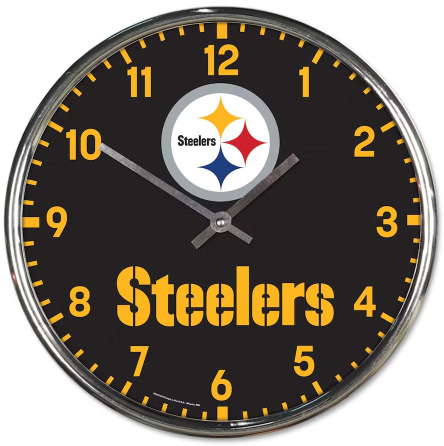 Pittsburgh Steelers Clock | Football Clocks, Novelties, and Collectibles