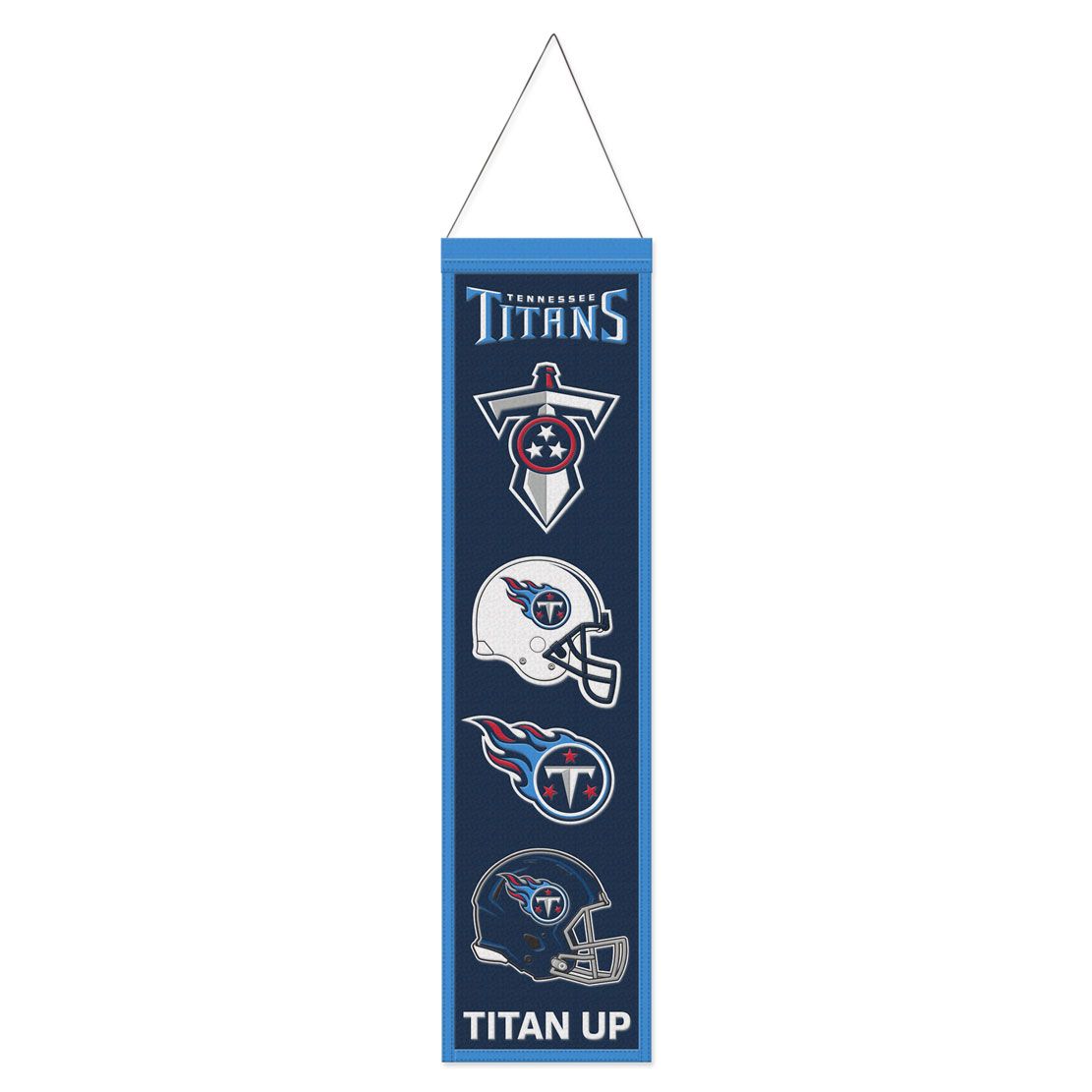 Tennessee Titans 8" x 32" Wool Banner | NFL Football Pennants, Banners ...