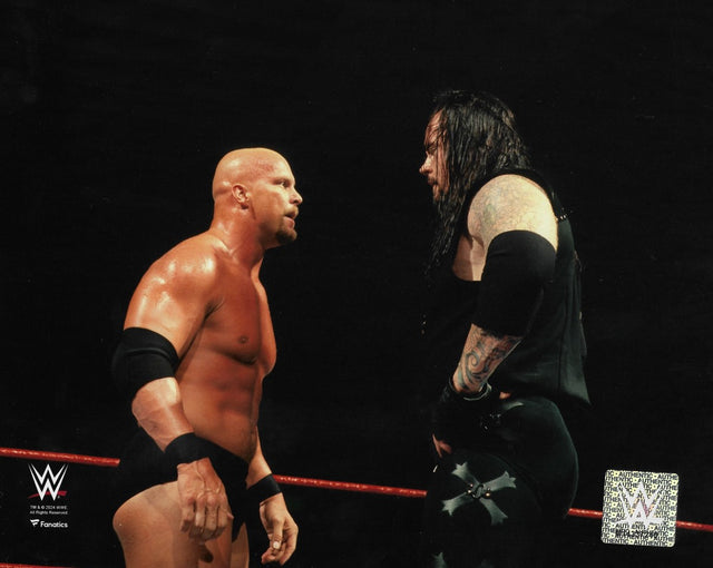 Stone Cold Steve Austin & The Undertaker 8" x 10" WWE Wrestling Photo ...
